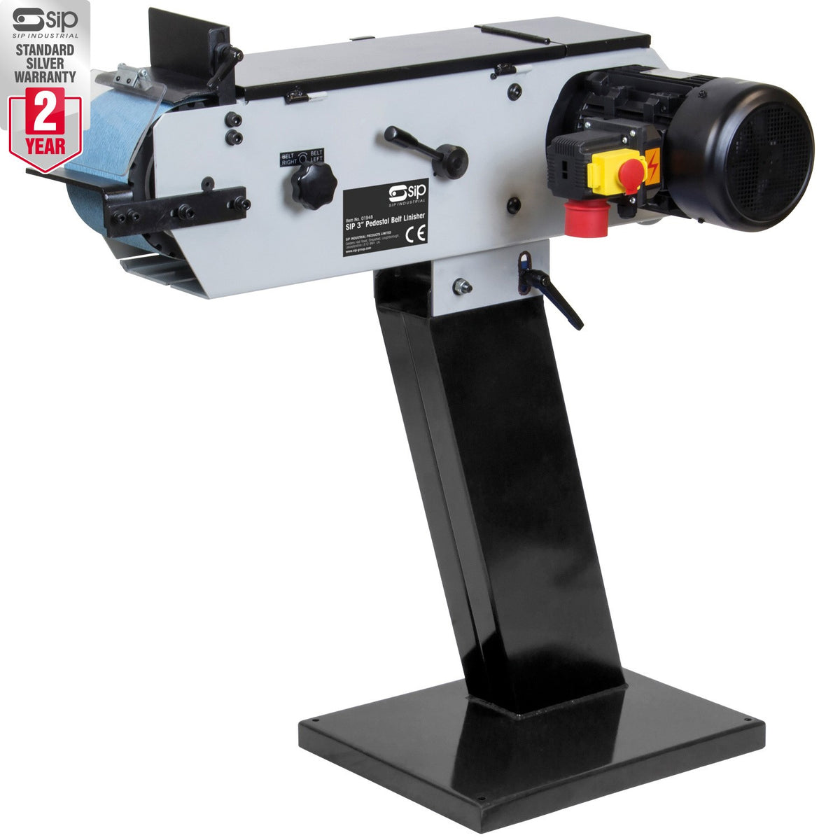 SIP 3" Pedestal Belt Linishing Machine — Enquip Supplies