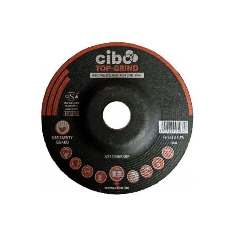 Cibo Topline Grinding Disc - 115 x 6.5mm | Enquip Supplies — Enquip ...